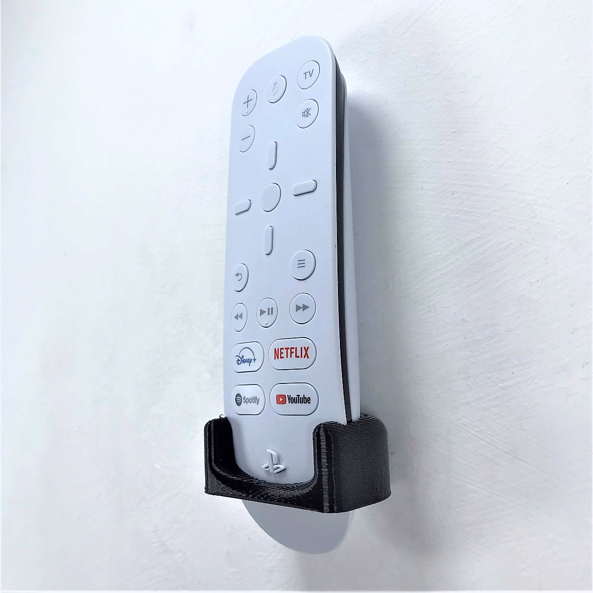 3D Cabin Product Compatible with PS5 Media Remote Controller Wall Mount Bracket Holder Stand for PlayStation 5 Black