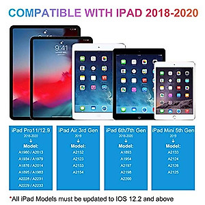 YTLUSN Stylus Pen Compatible with Apple iPad,iPad Active Pencil with No Lag,High Precision,Palm Rejection,for iPad 6th,iPad Mini 5th, iPad Air 3rd Gen, iPad Pro (11/12.9") with Precise Writing/Drawing