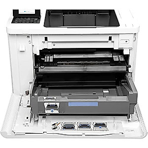 HP Laserjet Enterprise M608n Single-Function Wired Monochrome Laser Printer, White - Print only - 2.7" LCD, 65 ppm, 1200 x 1200 dpi, USB and Ethernet Connectivity, Manual Duplex Printing