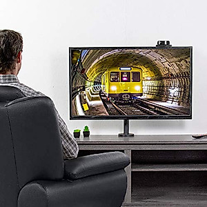 VIVO Adjustable Top Shelf TV Clip Mount Holder for Media Box Streaming Devices, Fits Fire TV, Roku 3, Apple TV, and More, Black, Mount-SFTV2