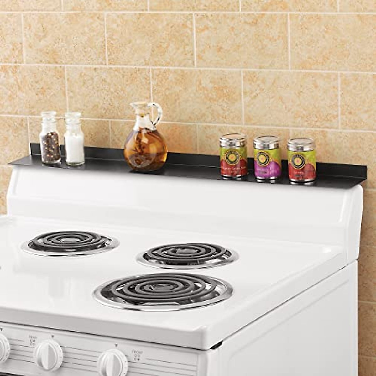 Collections Etc Instant Range Magnetic Top Shelf Perfect to Instantly Add Extra Storage or Display Space