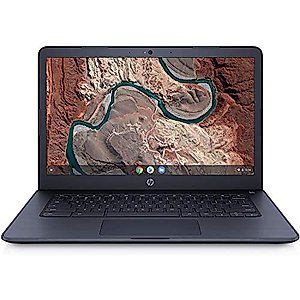 HP Chromebook 14-db0043wm - AMD A4-9120C, AMD Radeon R4 Graphics, 4 GB SDRM, 32GB eMMC, Audio by B&O, Full HD Display, Ink Blue
