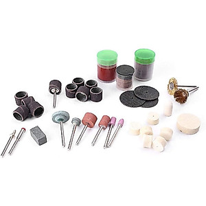 105Pcs Rotary Tool Accessories Kit for Electric Grinder Sander Polisher Drill Parts