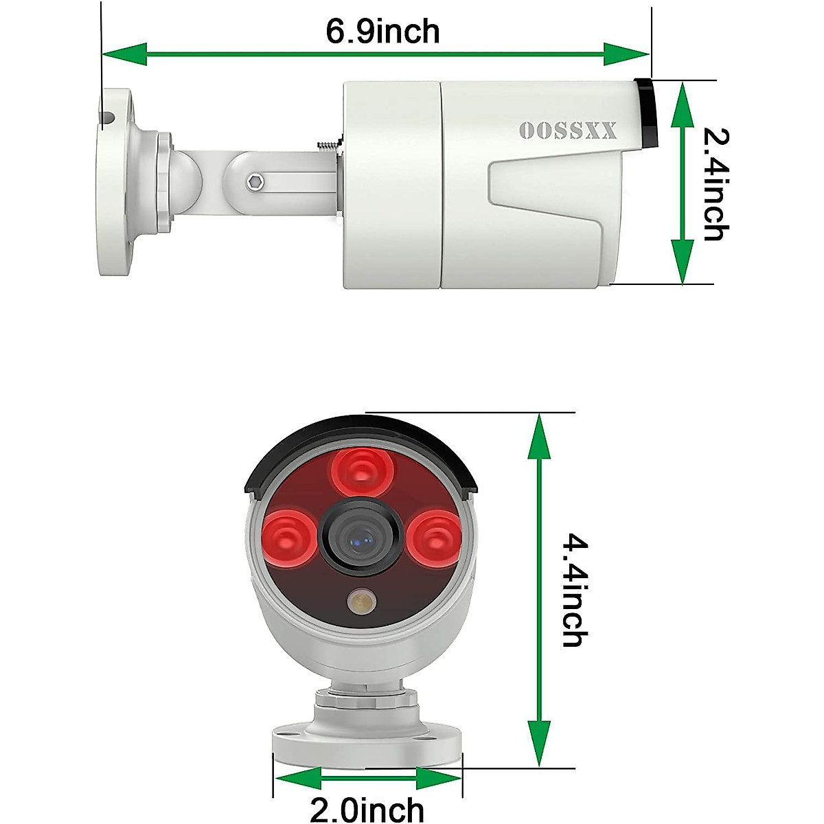 OOSSXX (Just for Old Wireless System Extend Camera) Outdoor Security 1080P Camera, IP67 Waterproof WiFi Camera, Wireless Surveillance Camera