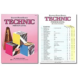 Bastien Piano Basics Primer Level Learning Set by Bastien - Lesson, Theory, Performance, Technique & Artistry Books & Juliet Music Piano Keys 88/61/54/49 Full Set Removable Sticker