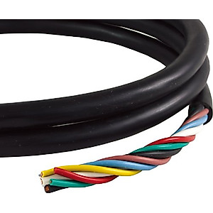 Conntek 10110-300 Heavy-Duty 7-Way Plug to Roj (25 Feet),Black