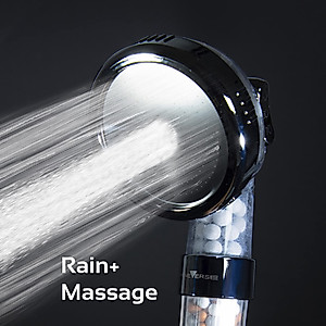 Trineverse | Mineral Aqua Stream - Filtered Shower Head - Mineral Shower Head - Shower Head Filter - Stream Purifier for Kids, Pets and Adults - Take Care of your Skin - Purify yourself!…