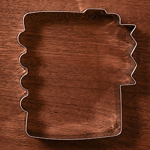 LILIAO Cookie Cutters Back to School Cookie Cutter Set - 4 Pieces - School Bag, Alarm Clock, Note Book and Pencil/Crayon Fondant Biscuit Cutters - Stainless Steel