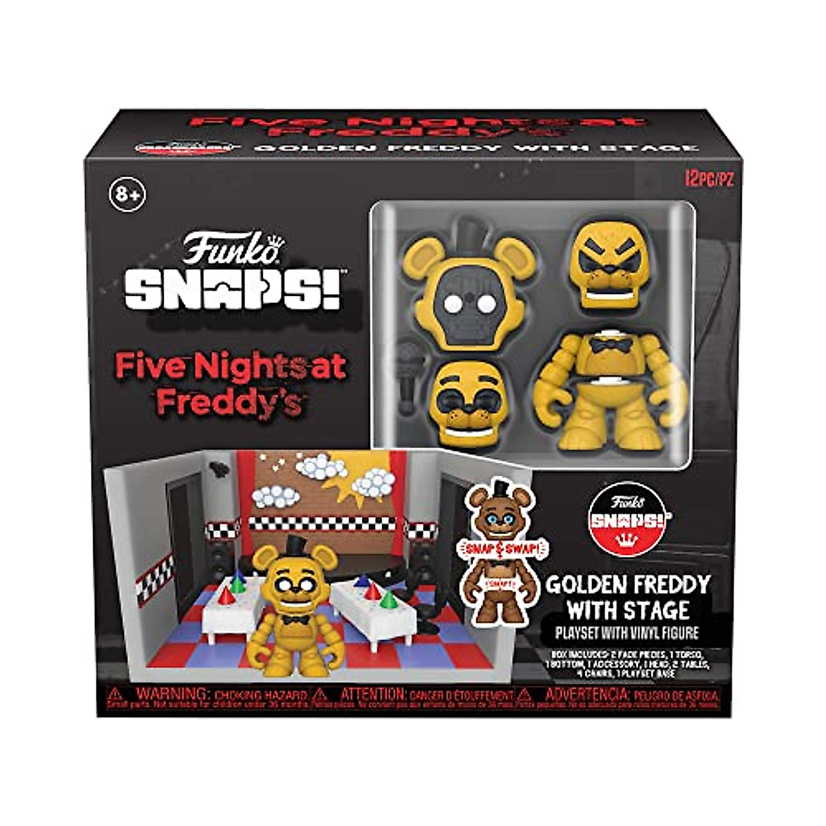 Funko Pop! Snaps: Five Nights at Freddy's - Golden Freddy, Playset