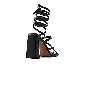 Call It Spring Women's Carolyna Heeled Sandal, Black, 8