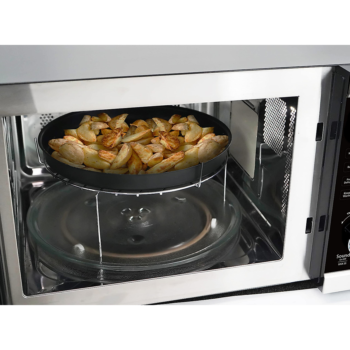 Danby DDMW1061BSS-6 5 in 1 Multifunctional Air Fry Microwave Oven, Stainless Steel