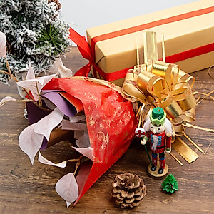 Shindel Christmas Tissue Paper Gift Wrapping Paper, 64 Sheets Assorted Holiday Wrapping Paper for Gift Boxes Wrapping and Christmas Party Decorations, 28 x 20 Inch