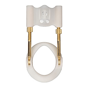 Men Male Bracket Stretcher, Men Bracket Stretcher Tool Adjust Size Easy Detachable Strength Training Device Men Bracket Stretcher Kit White Gold