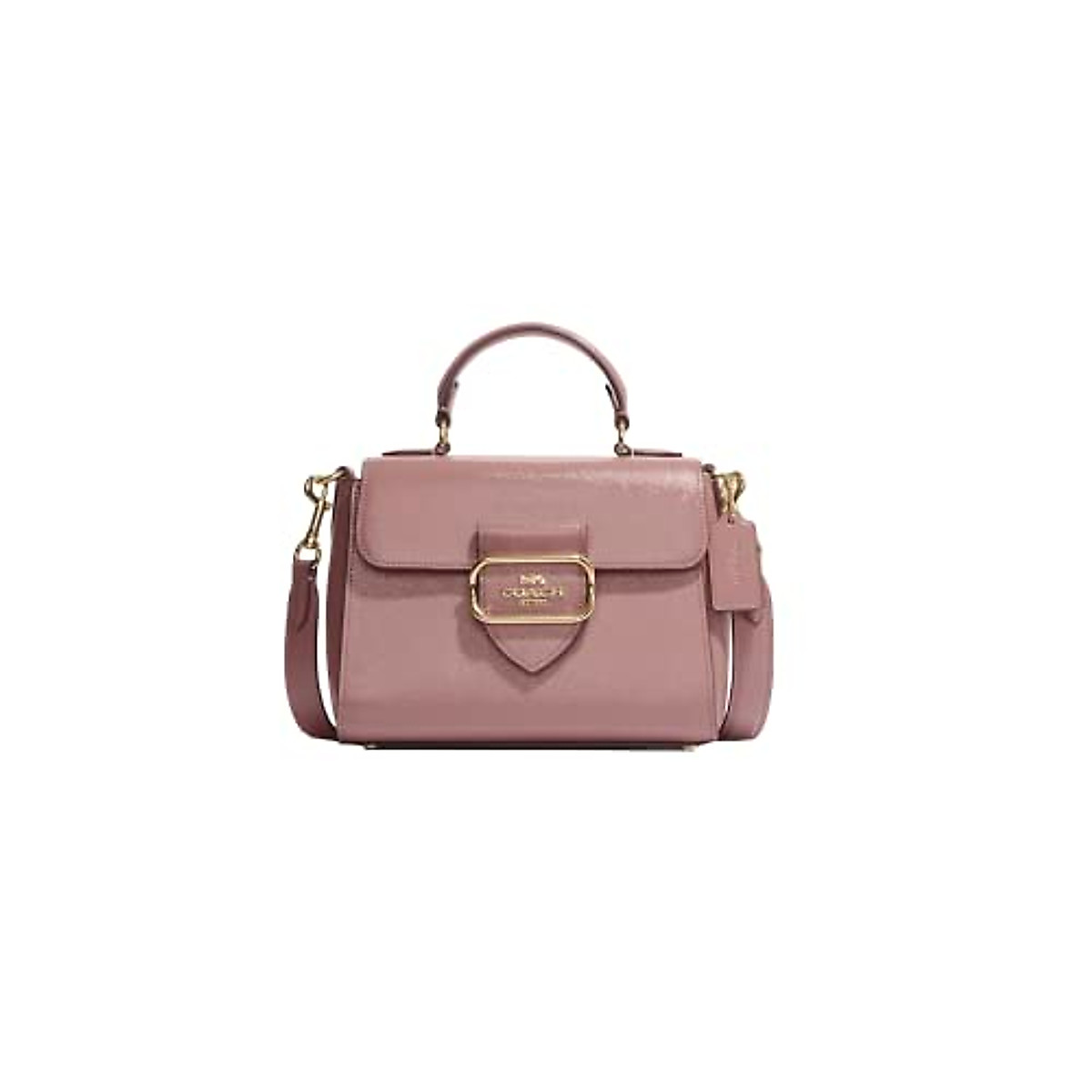 COACH Morgan Top Handle Satchel Crossbody (IM/Dusty Rose)