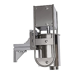 HENHAIY Commercial Churros Machine, 3L Home Vertical Type Manual Donuts Machine, Hand Crank Stainless Steel Professional Churro Maker, Apply for Restaurants, Cafeterias, Bakeries