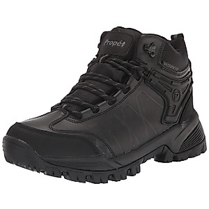 Propét Men's Ridge Walker Force Waterproof Hiking Boots, Black, 16 XX-Wide US