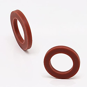 YuGtcen Garden Hose Washers 50 Pack, Silicone Washers Hose Gasket Heavy Duty, O Ring Hose Fittings Fit Standard 3/4 Inch Garden Hose and Water Faucet