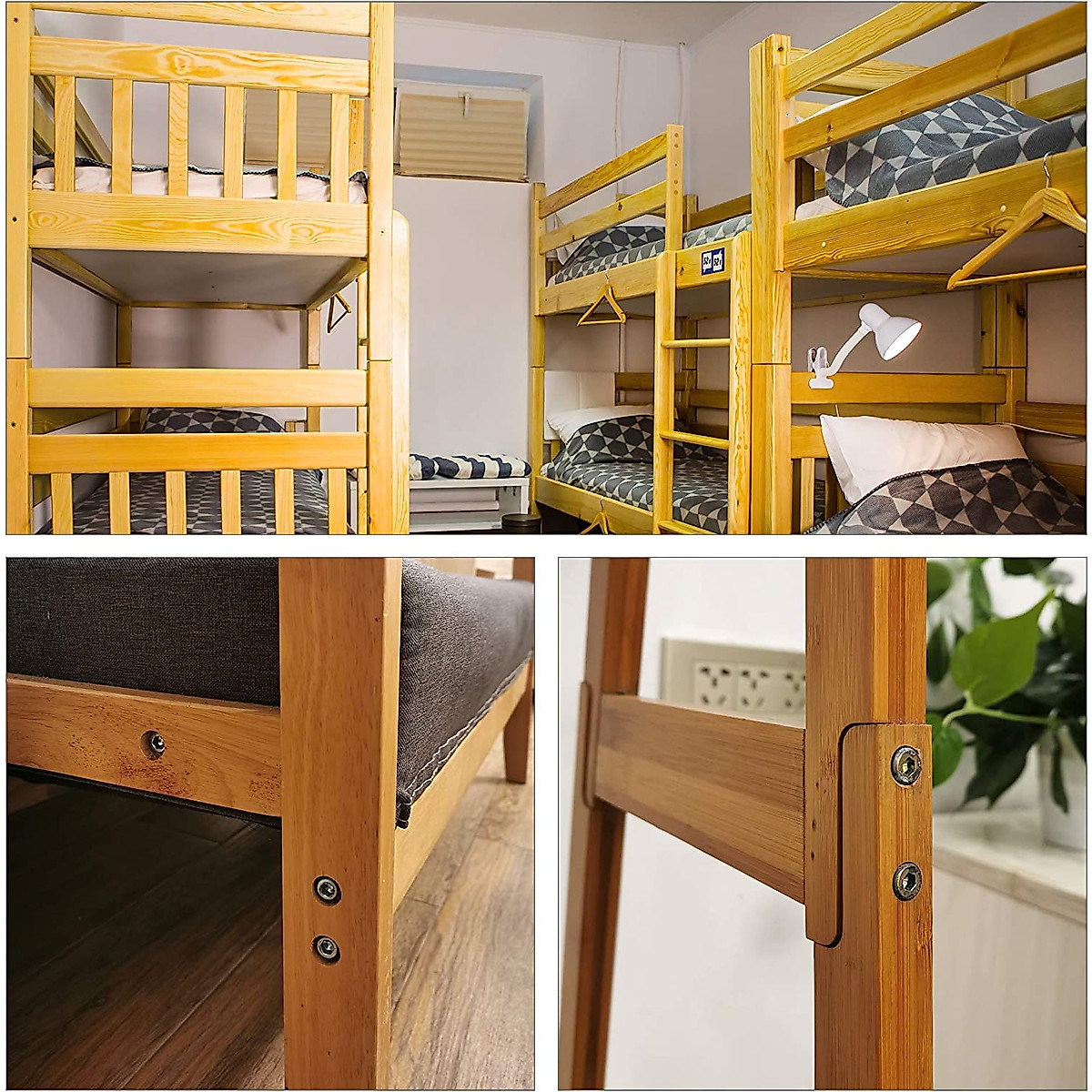 Yinpecly 10Pcs M8 × 75mm Carbon Steel Inner Hex Flat Head Screw Hex Socket Flat Head Screws Furniture Bolts Colorful Tone