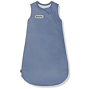 Domiamia Baby Sleep Sack 1.0 TOG | Minimalist Style | All Seasons | for 6-12 Months Boys & Girls | Dual Zipper, Neckline Protection, Soft, Breathable Fabric, Easy Diaper Changes, Spacious Leg Room