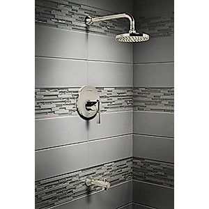 American Standard TU430502.295 Berwick Tub and Shower Trim Kit with Cartridge, Brushed Nickel
