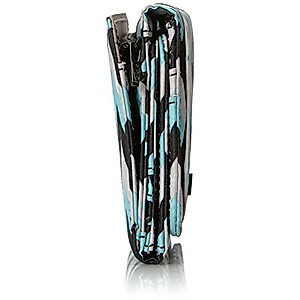 JuJuBe Be Rich Tri-Fold Wallet with Snap Enclosure, Onyx Collection - Black Diamond