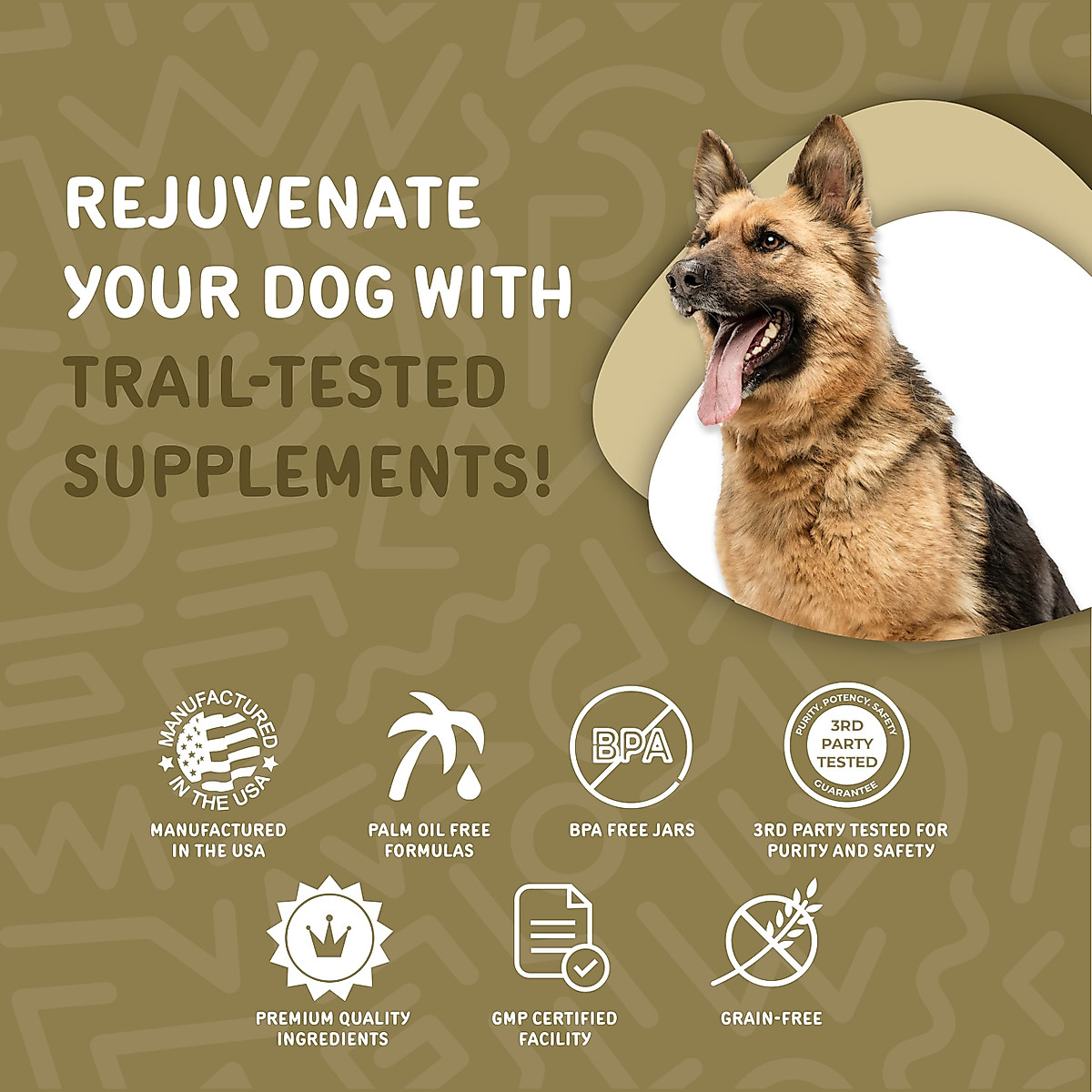 waggedy Daily Essentials Adult Soft Chews — Dog Multivitamin & Immune System Supporter — Dog Nutritional Supplement — Small/Large Dog Supplements & Vitamins (120 Chews)