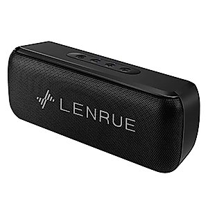 LENRUE Bluetooth Speaker,Wireless Portable Speakers with TWS, 12H Playtime, Clear Sound for Home,Travel and Outdoor,Handfree Calls Compatible with for iPhone, Samsung Android and More