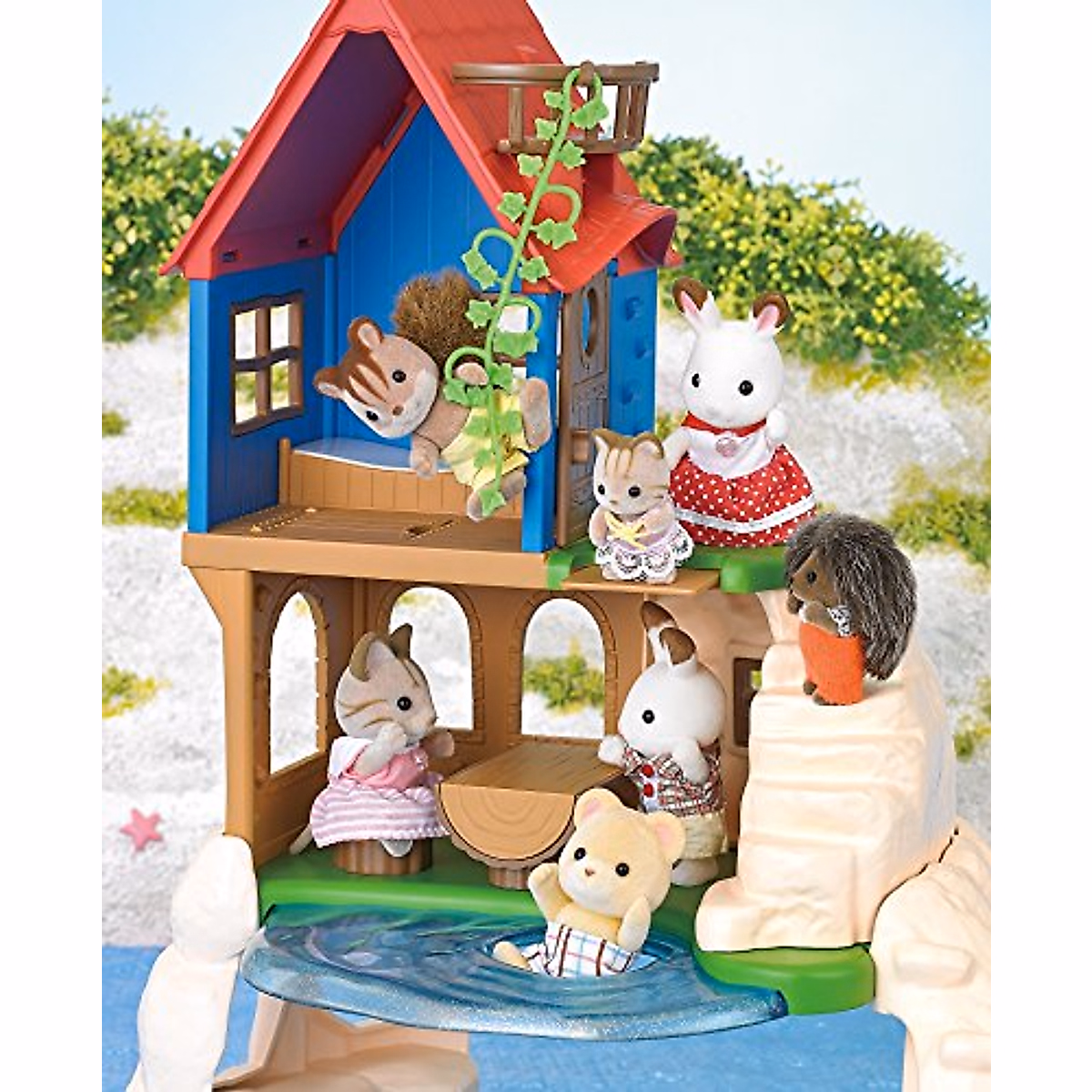 Epoch House of secret Sylvanian Families Seaside series Adventure Island