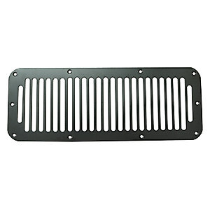 Rugged Ridge 11206.01 Cowl Vent Cover, Black; 76-95 Jeep CJ/Wrangler YJ