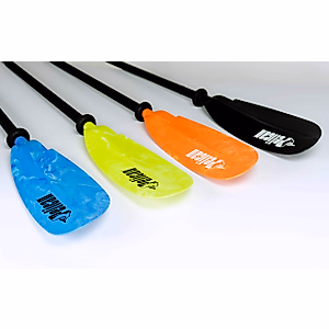 Pelican Poseidon Paddle 89 in - Aluminum Shaft with Reinforced Fiberglass Blades - Lightweight, Adjustable Kayaks Paddles - Perfect for Kayaking Boating & Kayak Fishing (Blue, 2020 Model)