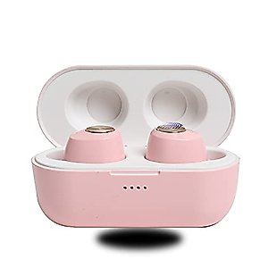 Summonerbuds NABI Pink Bluetooth 5.0 True Wireless Earbuds IPX5 Waterproof, in-Ear Earphones with Microphone, Wireless Chargable