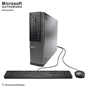 Desktop Computer Package Compatible With Dell OptiPlex 990, Intel Core i5, 16GB RAM, 2TB HDD, DVD, 20 Inch Monitor, Keyboard, Mouse, Bluetooth and WiFi Adapters, Windows 10 Pro (Renewed)