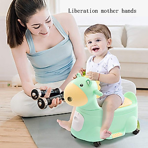 HONGFEISHANGMAO Potty Seat for Toddlers Potty Training Toilet with lid for Kids Potty Chair for Boys Girls Kids Toddler Convertible Potty Trainer Baby Toilet Training Toddler Potty Training