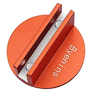 Byenins Large Slotted Universal Magnetic Jack Pad Weld Frame Rail Adapter(Orange) for All Model Cars