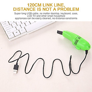 Vacuum Rechargeable Vacuum Cleaner Household Mini USB Vacuum Cleaner Notebook Computer Brush Cleaning Kit Suitable for Computer Keyboard