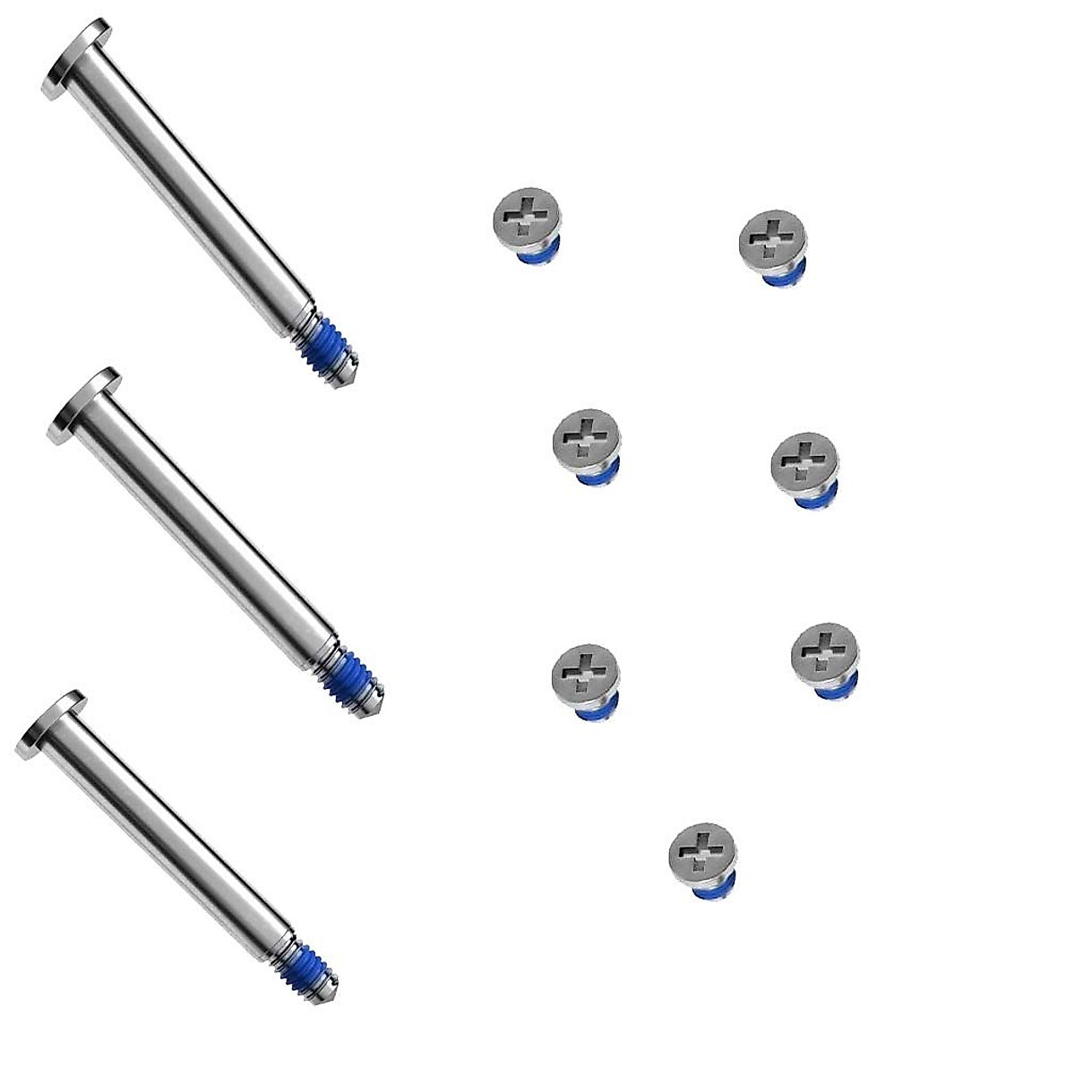 Replacement Screws Set for MacBook Pro 13 15 17inches A1278 A1286 A1297 2009 2010 2011 2012, 10pcs Unibody Bottom Case Cover Phillips Repair Replacement Notebook Laptop PC Computer Screw