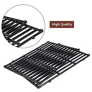 QuliMetal 7638 7537 7508 Grill Parts Replacement Kit for Weber Spirit 300 Series with Side-Mounted Control Knob