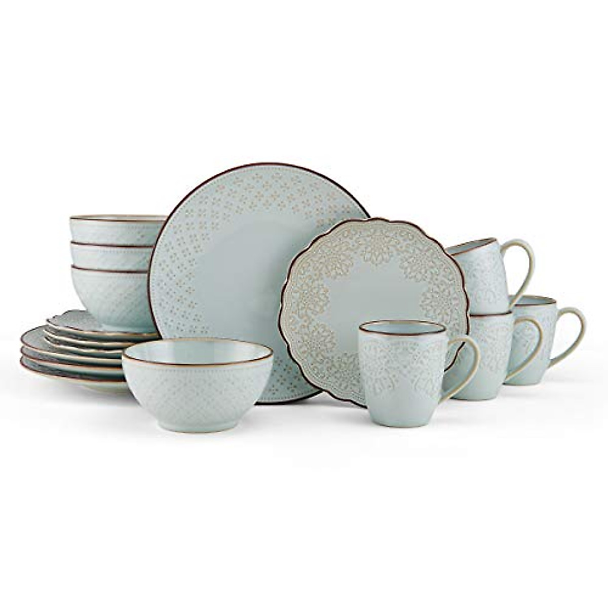 Pfaltzgraff Joanne 16 Piece Dinnerware Set, Service For 4