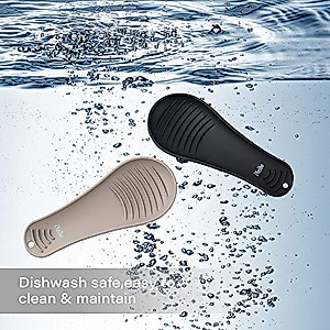 iNeibo Silicone Spoon Rest For Kitchen Counter, Silicone Spoon Holder –Silicone Utensil Rest for Stove Top