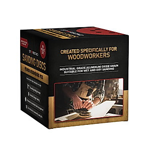 Premium Grade 5-inch 8-Hole Sanding Discs by Starbond - 60, 80, 120, 180, 220, 240, 320, 400, 600, 1000 Grits Sandpaper, for Random Orbital Sander, Perfect for Wood Sanding, fine Finish - 100 Pack