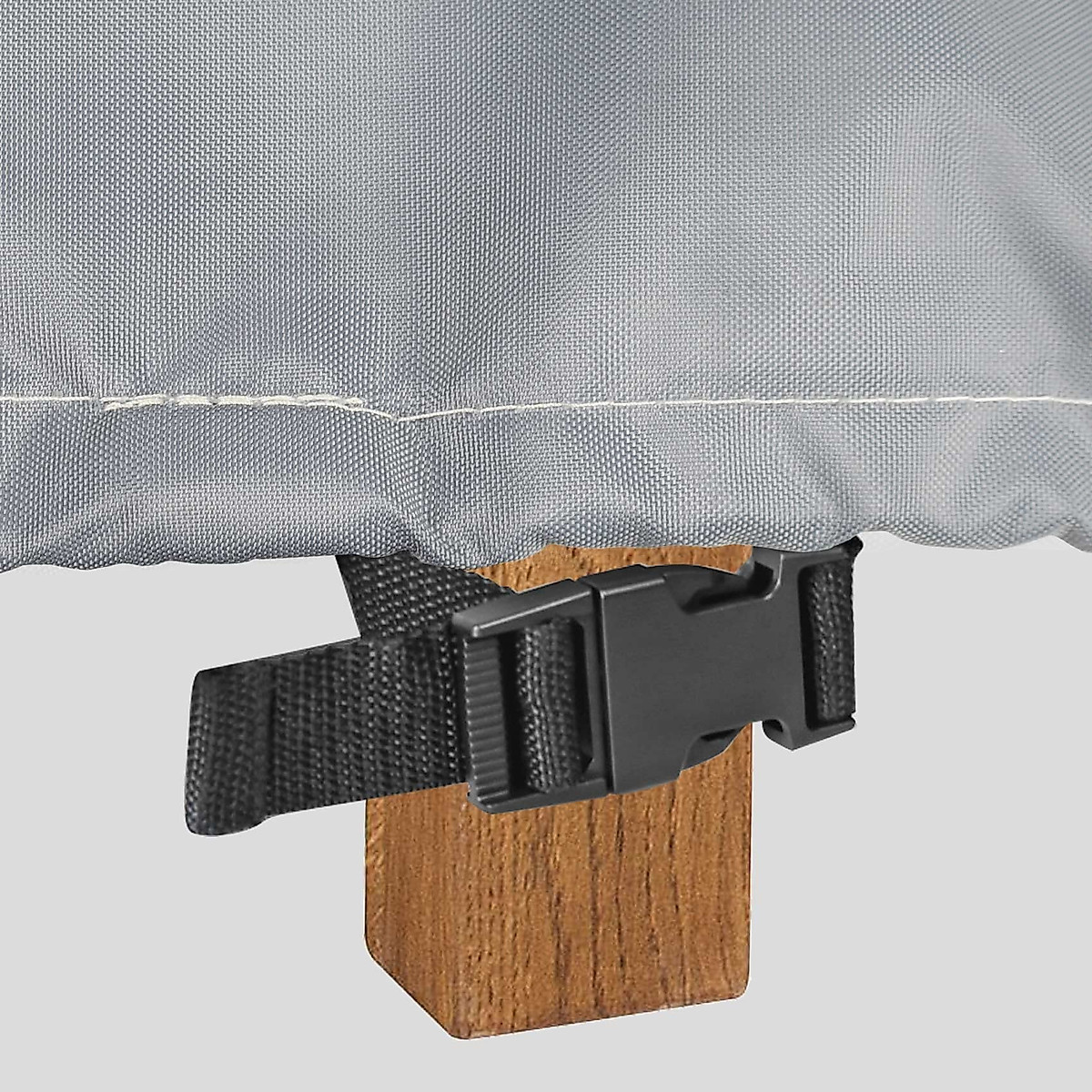 STEECA Patio Coffee Table Cover, Waterproof Rectangular Small Side Table Cover for Outdoor Furniture 36L x 22W x 18H inch