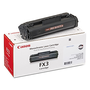 Canon Fx3 Laser Toner Cartridge, Black - in Retail Packaging
