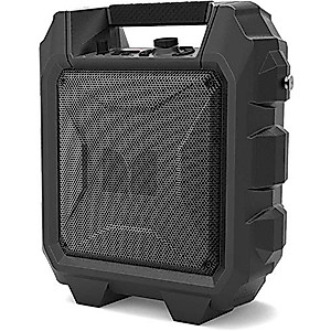 Monster Rockin' Roller Mini | Portable Bluetooth Wireless Speaker, 60 Watts, up to 36 Hours Playtime, Mic/Guitar Input, IPX4 Water Resistant