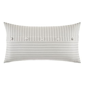 Nautica - Throw Pillow, Cotton Bedding with Hidden Zipper Closure, Stylish Home Decor (Saybrook Beige, 14" x 26")