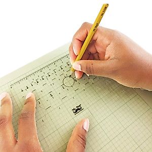 Mr. Pen French Curve and Template Ruler Set, 6 Pieces