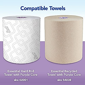 Scott Essential Hard Roll Paper Towel Dispenser (46253), Fast Change Smoke (Black)