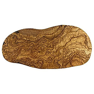 Thirteen Chefs Charcuterie Boards - Large, 20 x 10 Tramanto Olive Wooden Serving Platter for Cheese, Meat and Appetizers - Perfect Dinner Party Board - Kitchen Accessories