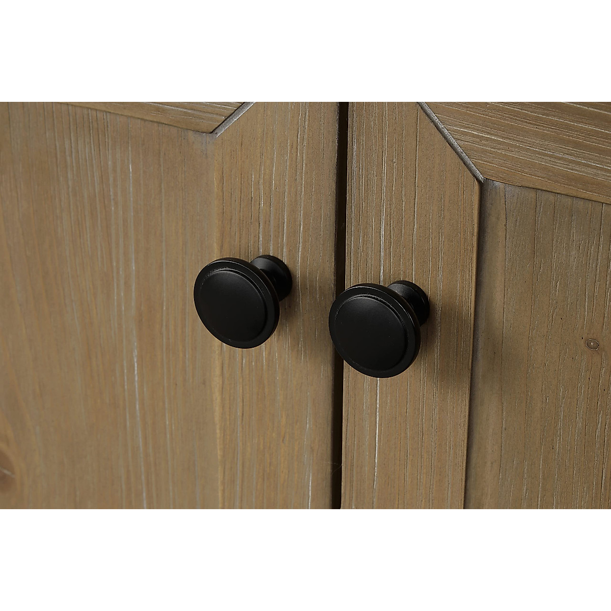 Ari Kitchen & Bath Sally 42" Bathroom Vanity in Weathered Fir, White Engineered Top