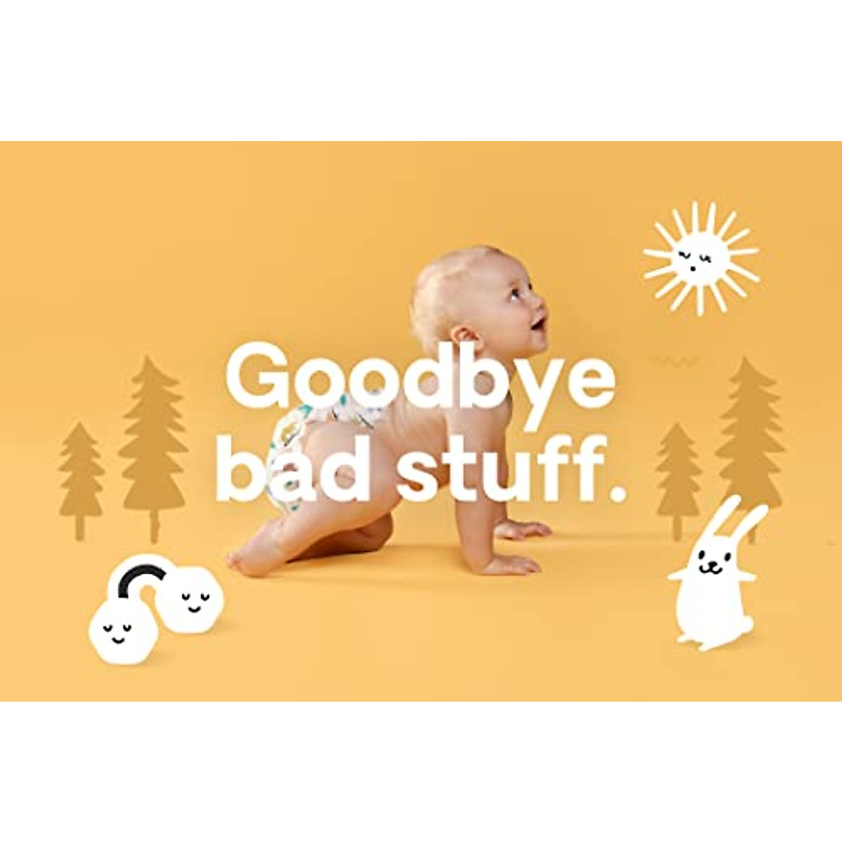 Hello Bello Premium Baby Diapers Size 2 I 32 Count of Disposeable, Extra-Absorbent, Hypoallergenic, and Eco-Friendly Baby Diapers with Snug and Comfort Fit I Alphabet Soup