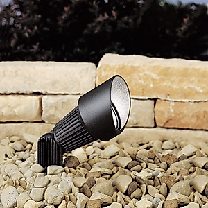 Kichler 15309BKT Accent 1-Light 12V, Textured Black